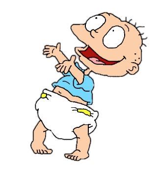 Rugrats Character Tommy Pickles Looking Up Rugrats Characters
