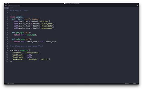 GitHub Dracula Sublime Dark Theme For Sublime Text