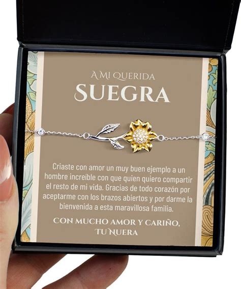 Suegra Bracelet Gift Spanish Mother In Law Gift From Daughter In Law