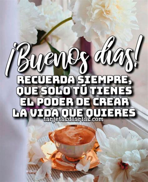 RECUERDA QUE SOLO TÚ TIENES EL PODER DE CREAR LA VIDA QUE QUIERES