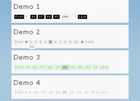 Collection Of Free Css Jquery Pagination Plugins