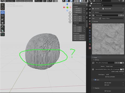 How To Avoid This Texture Stretch In Displace Modifier By A