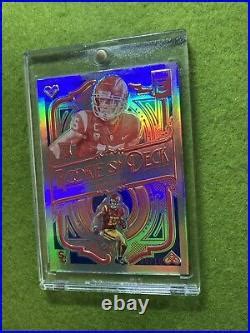 Drake London BLUE PRIZM ROOKIE CARD 10 SSP RC 2022 Elite ROOKIE ON
