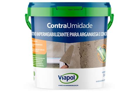 Aditivo Impermeabilizante Contra Umidade L Viapol Pal Cio Das