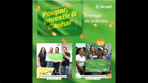PROMOÇÃO POUPAR INVESTIR E GANHAR DO SICREDI CONTEMPLOU DOIS