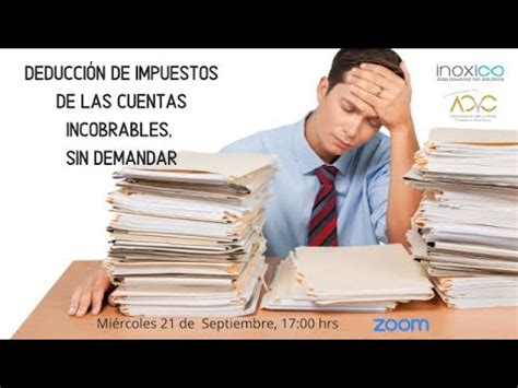 Deducción de Impuestos de las Cuentas Incobrables Sin Demandar YouTube