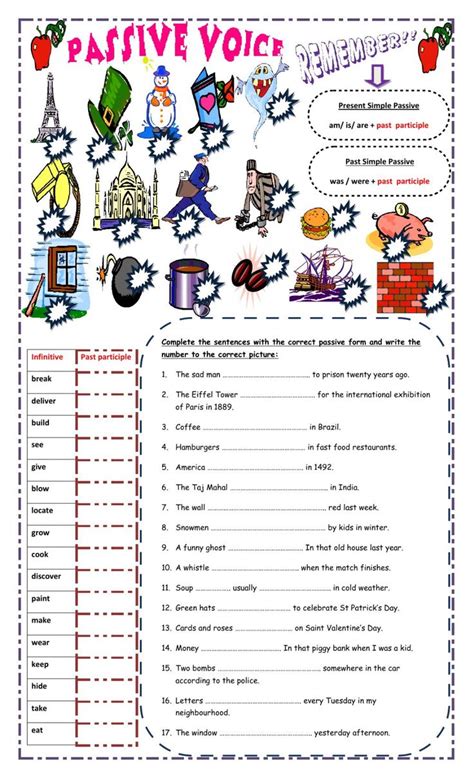 Passive Voice Ficha Interactiva Y Descargable Puedes Hacer Los