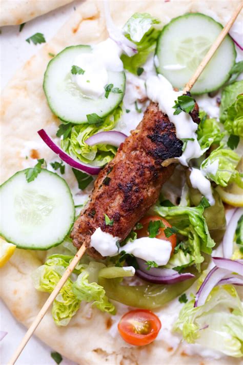 Lamb Kofta Wraps With Garlic Sauce My Morning Mocha