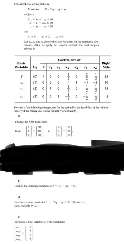solved consider the following problem maximize z 2x1 x2