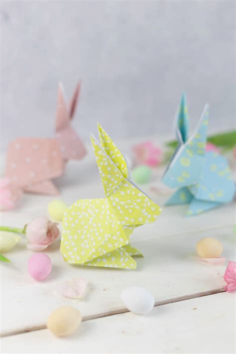 DIY Origami Osterhasen Anleitung TRYTRYTRY