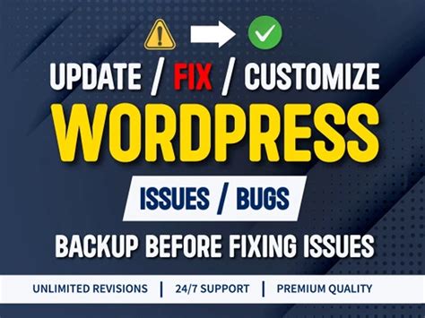 fix wordpress issues bugs errors html css javascript elementor pro upwork