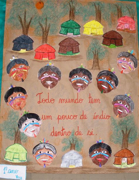 Atividade Cultura Indigena Educação Infantil EDUKITA