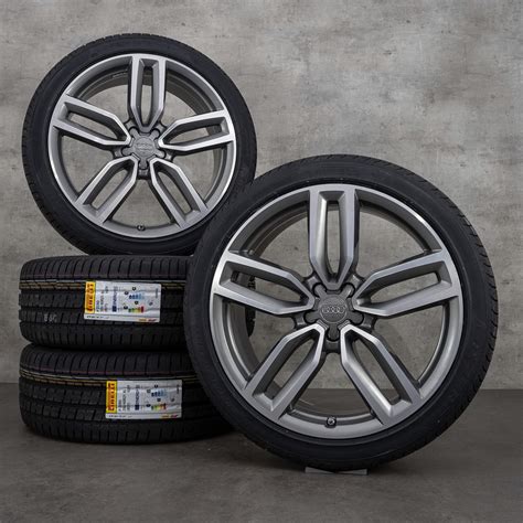 Audi 21 Inch Q5 SQ5 RS 8R Rims Summer Wheels Summer Tires Alloy Rims