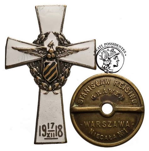 Polska II RP Odznaka 86 Pułku Piechoty wersja oficerka