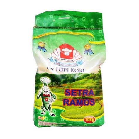 Jual BERAS TOPI KOKI SETRA RAMOS 10 KG Shopee Indonesia