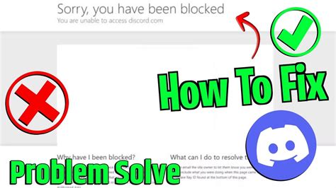 How To Fix Sorry You Have Been Blocked On Discord Fix You Are