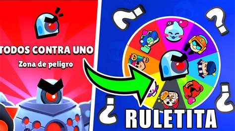 La Ruleta Elige Que Brawler Usar En Todos Contra Uno Zona De Peligro