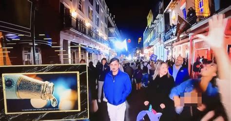 ThePatriotLight ESPN Airs Woman S NSFW Flashing On Bourbon Street