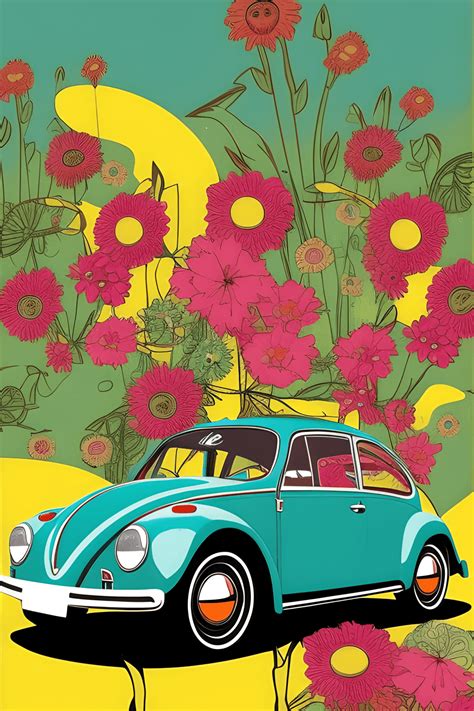 Volkswagen Beetle Flower Top Images Videos