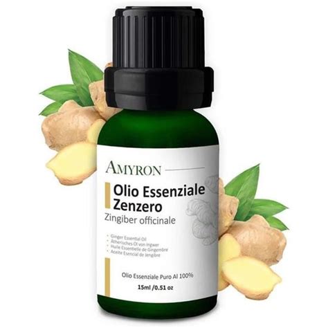 Huile Essentielle De Gingembre Zingiber Officinale 15Ml Naturelle Et