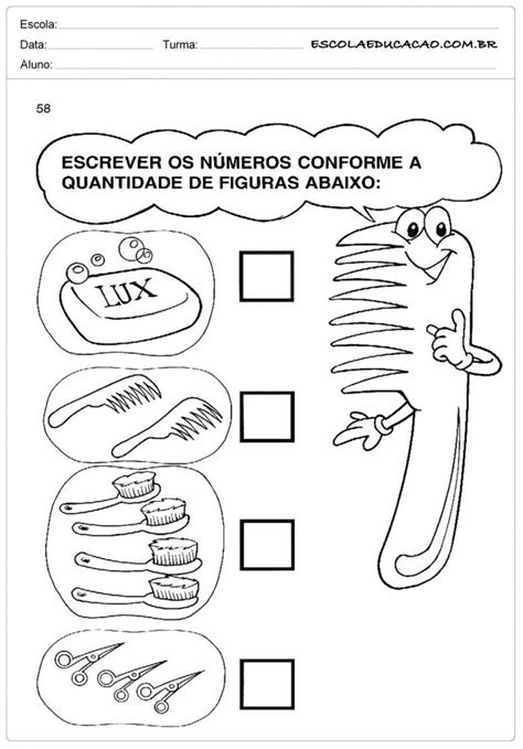 20 Atividades sobre higiene e Hábitos Inéditas Para Imprimir