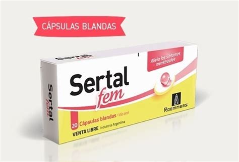Roemmers Sertal Fem 20 Capsulas Blandas Roemmers Venta Libre