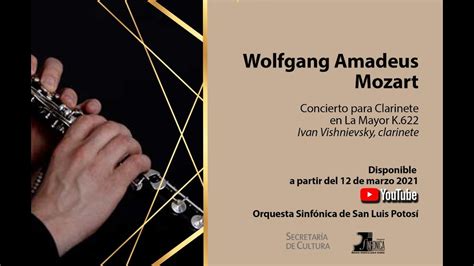 Mozart Concierto Para Clarinete En La Mayor K622 Ivan Vishnevsky