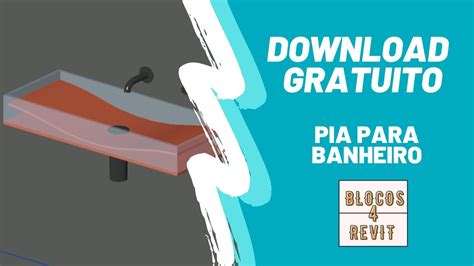 Pia para Banheiro família Revit Download gratuito familiarevit YouTube