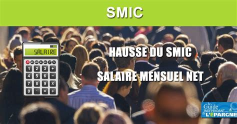 SMIC 2024 Montant Brut Et Net Horaire Mensuel Taux Et