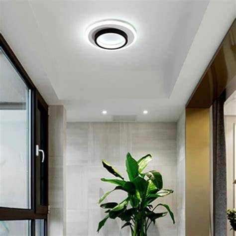 Plafoniera Cu Led Goeco 220v 20w Rotunda Dimensiuni 24 24 5 Cm