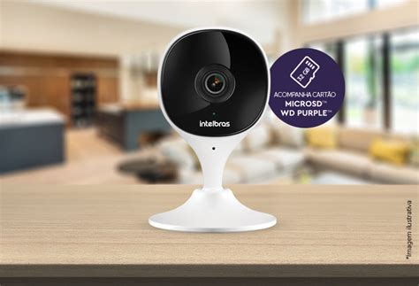 Câmera interna Wi Fi Full HD iMX C micro SD de 32 GB Fit Informática