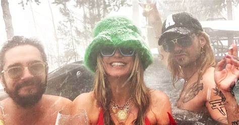 Heidi Klum 51 Flaunts Ageless Beauty As She Strips To Tiny Red Bikini