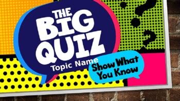 Interactive Powerpoint Quiz Template With Timers By Edumacatin Tpt