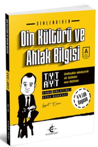 TYT AYT Din Kültürü Konu Anlatımlı Soru Bankası Eker Test EKER TEST