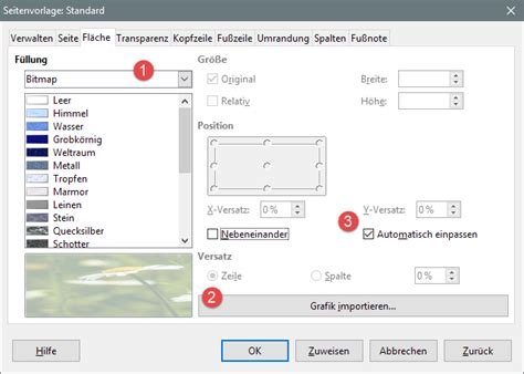 Hintergrundbild In Libreoffice Einf Gen Office Tipps Tools
