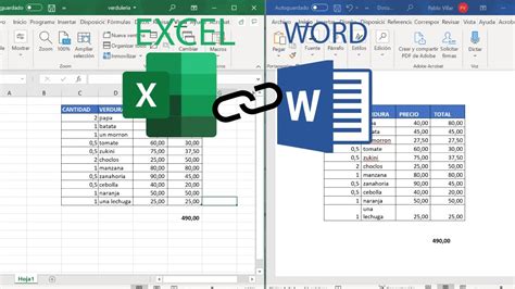 Vincular Tabla De Excel A Word Exportar Excel A Word YouTube