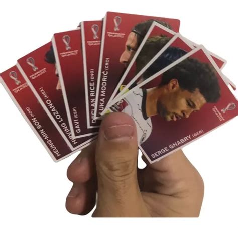 8 Figurinhas Cocacola Copa 2022 1 Kit Para Completar Parcelamento