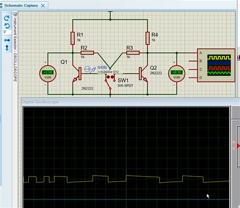 Proteus Tutorial Building A Bistable Multivibrator Circuit