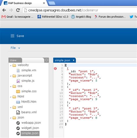 github angelozerr codemirror eclipse codemirror eclipse