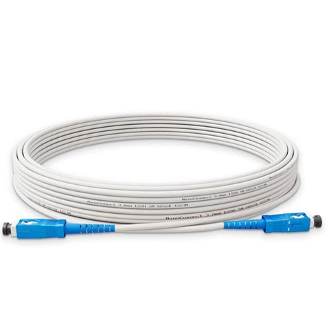 Патч корд оптический SC UPC SC UPC Белый LSZH Singlemode G 657 А2 SM