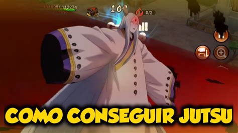 COMO CONSEGUIR JUTSU E USAR E COMO FICAR FORTE JOGANDO NARUTO X
