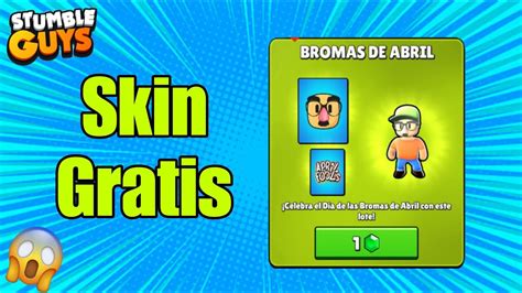 SKIN GRATIS En STUMBLE GUYS RECLAMA ESTA SUPER OFERTA YouTube