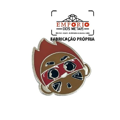 PIN NIQUEL EM RELEVO 2713 Pins em relevo Personalizados Empório
