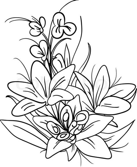 Dibujosfaciles es Dibujos de flores fáciles de colorear