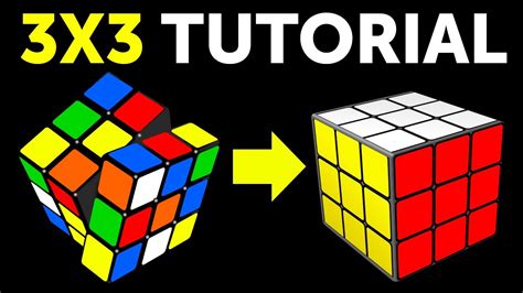 how to solve a 3x3 rubik s cube fast tutorial for beginners youtube