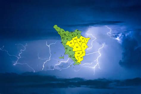 Maltempo Toscana Codice Giallo Per Temporali Forti Fino Alle 20