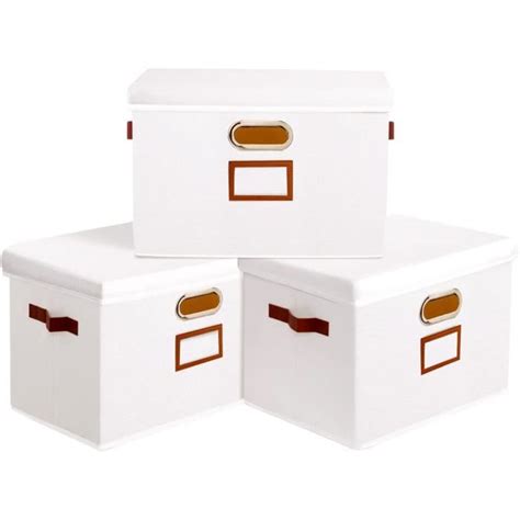 Outbros Lot De Bo Te De Rangement Paniers De Rangement Pliables Avec
