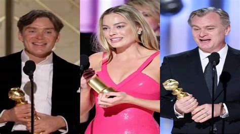 Golden Globes Oppenheimer Leads With Five Wins Heres The Full