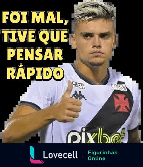 Figurinha Foi mal tive que pensar rápido para WhatsApp Lovecell