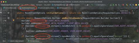 exception in thread main java lang nosuchmethoderror org elasticsearch client requestoptions